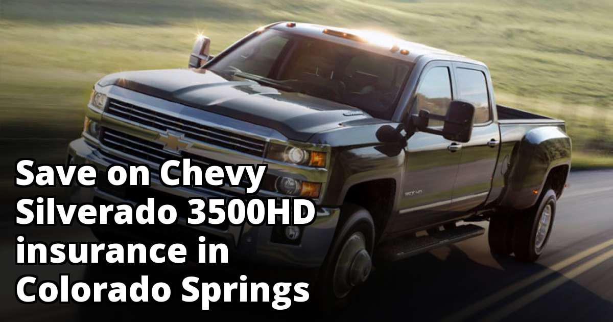 Best Insurance Quotes for a Chevy Silverado 3500HD in Colorado Springs ...