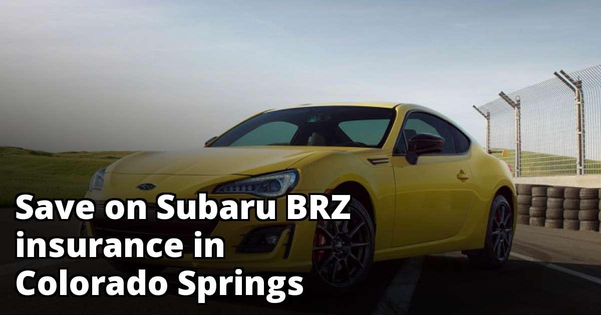 Affordable Subaru BRZ Insurance in Colorado Springs, CO